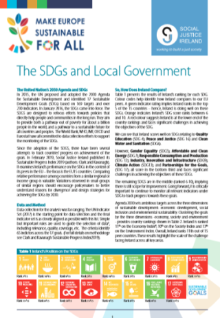 SDGs and Local Authorities - Creating Sustainable Communities | Social ...